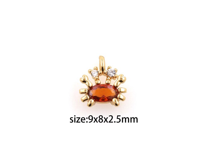 Stainless Steel Crab Connector Crab Earrings Charms and Pendant ...
