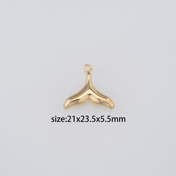 Whale Tail Charm - Etsy