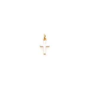 18K Gold Filled Cross Pendant,enamel Religious Charm Earrings Necklace ...