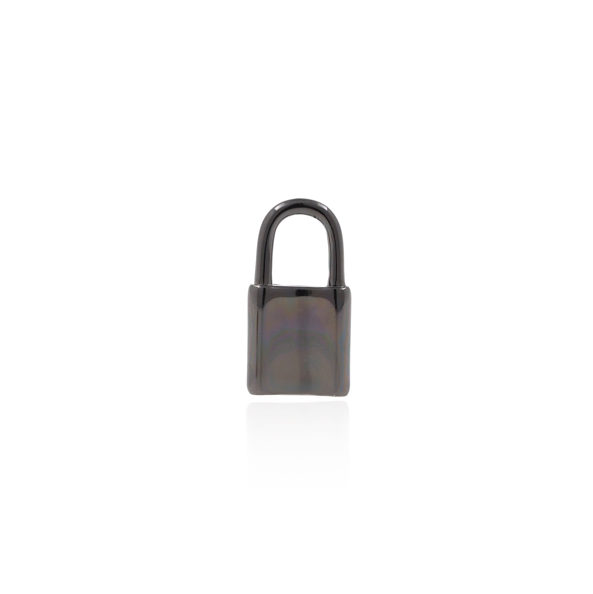 18K Gold Filled Lock Pendant,lucky Lock Charm Earrings Necklace for DIY ...
