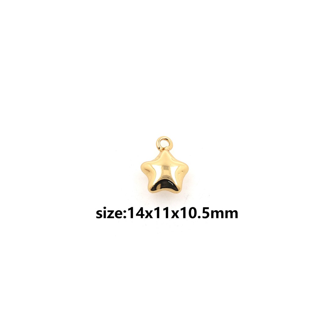 18K Gold Filled Star Pendant,dainty Celestial Charm Earrings Necklace ...
