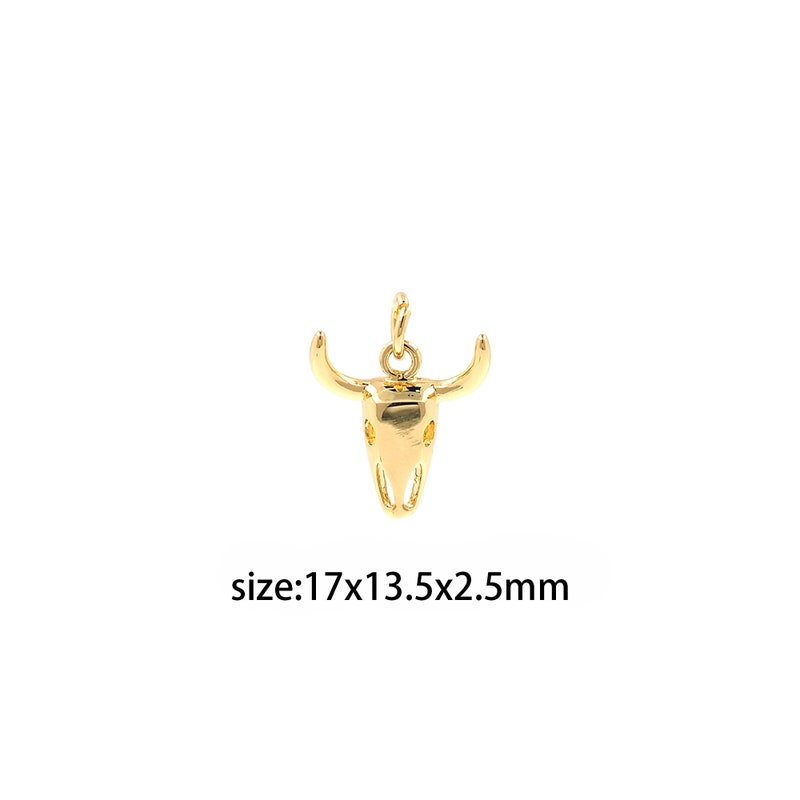 Bull Horn Pendant Necklace - Etsy