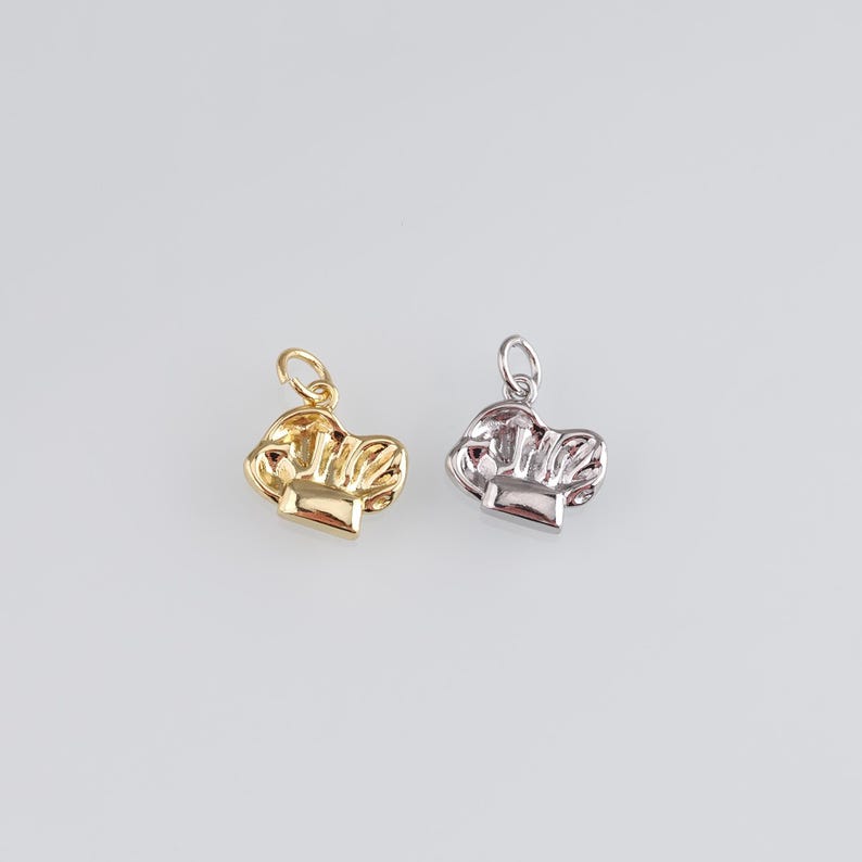 18K Gold Filled Chef Hat Pendant,cooking Charm,dainty Chef Hat Earrings ...