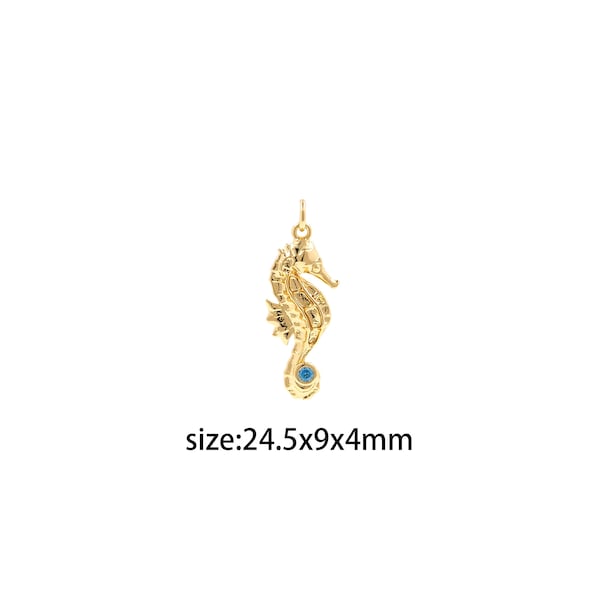 Seahorse Charm - Etsy