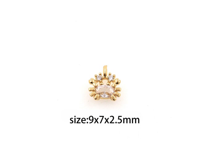 Stainless Steel Crab Connector Crab Earrings Charms and Pendant ...