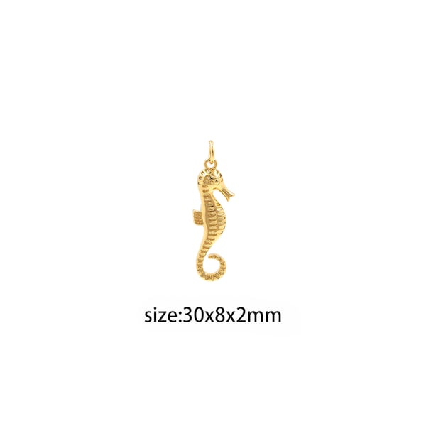 Seahorse Charm - Etsy