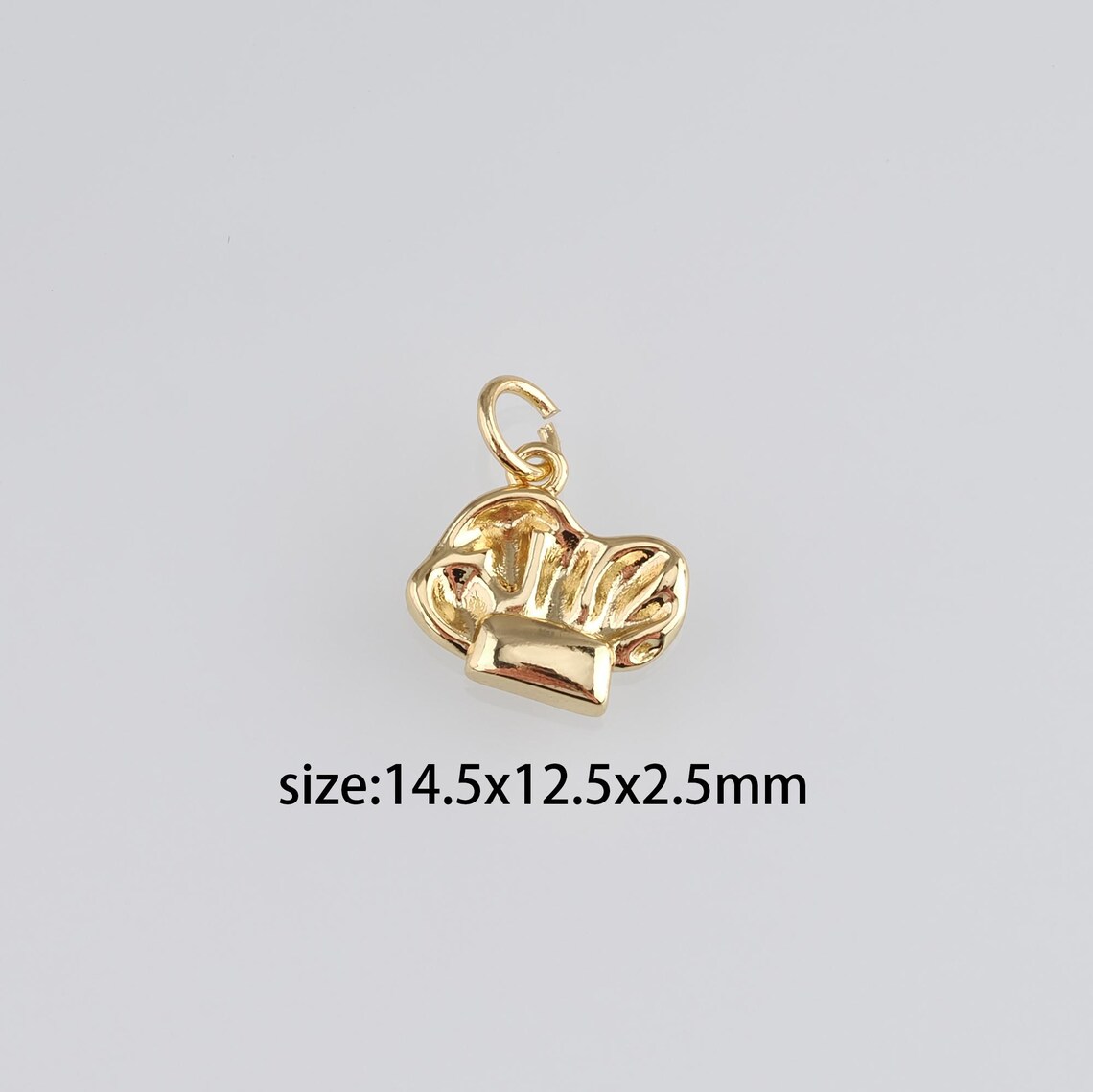18K Gold Filled Chef Hat Pendant,cooking Charm,dainty Chef Hat Earrings ...