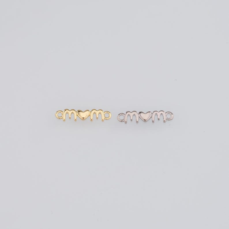 18K Gold Filled Mom Connector,dainty Mom Charm Necklace Bracelet for ...