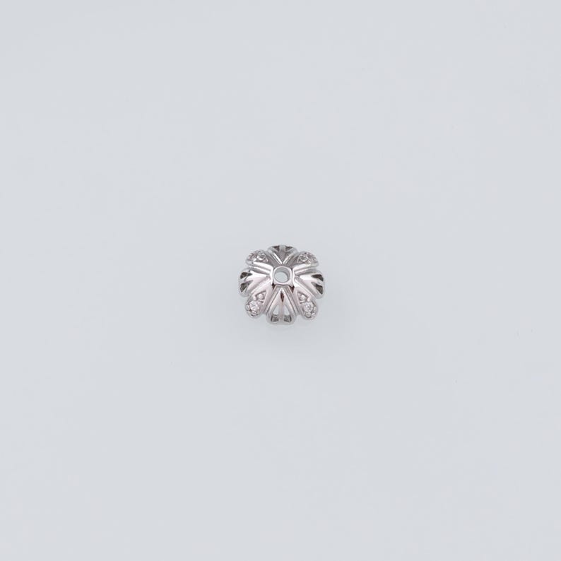 18K Gold Filled Flower Bead Caps,dainty Flower Caps,diy Jewelry Making ...