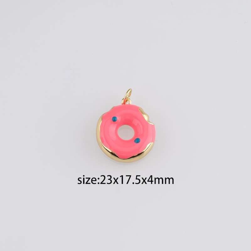 Donut Pendant - Etsy