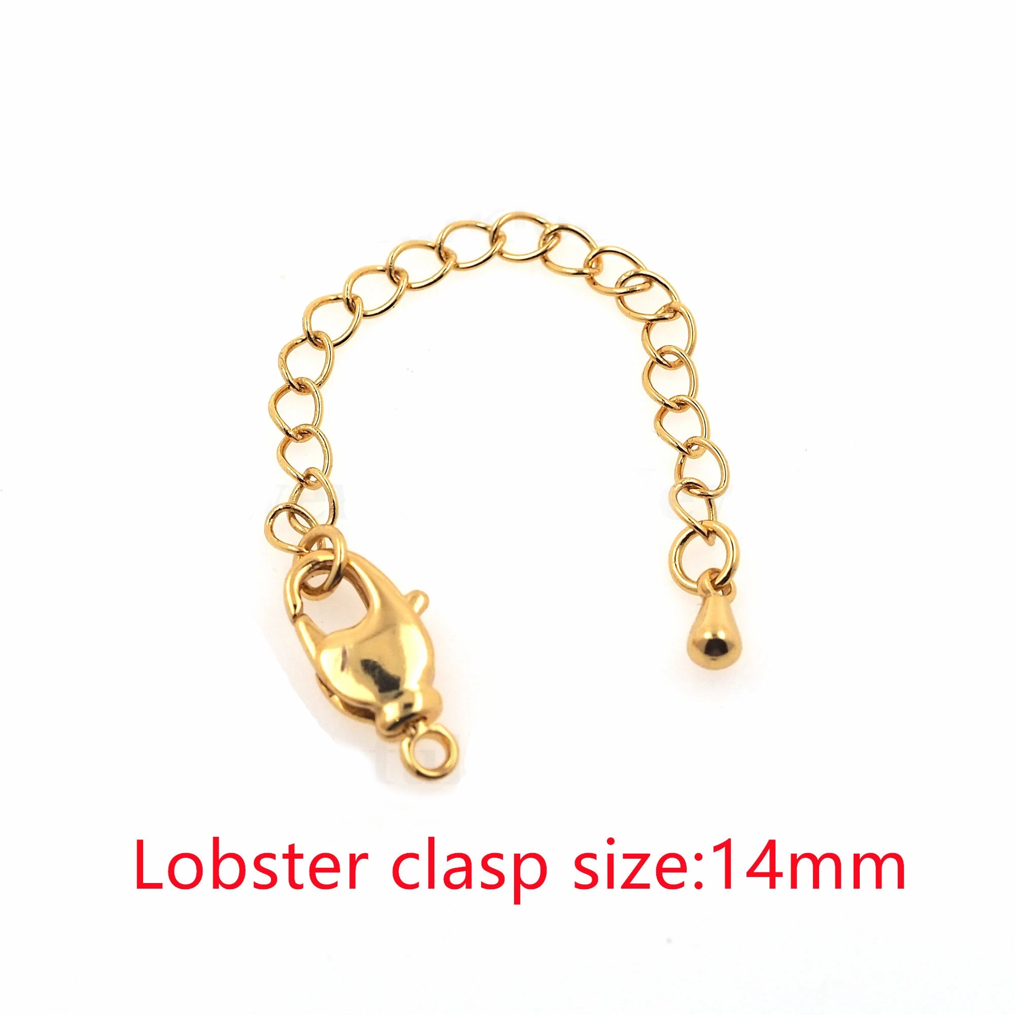 5pcs 18K Gold Filled Chain Extender for Necklace Bracelet Supply ...
