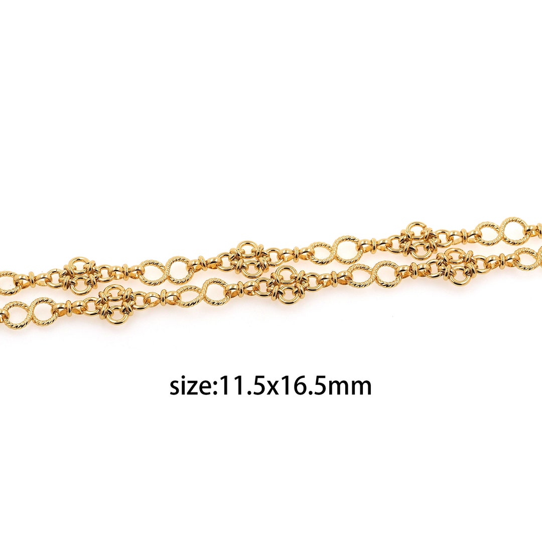 18K Gold Filled Infinity Link Necklace,infinity Chain,minimalist ...