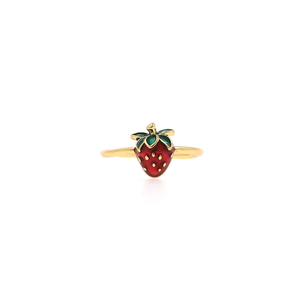 Strawberry Ring - Etsy