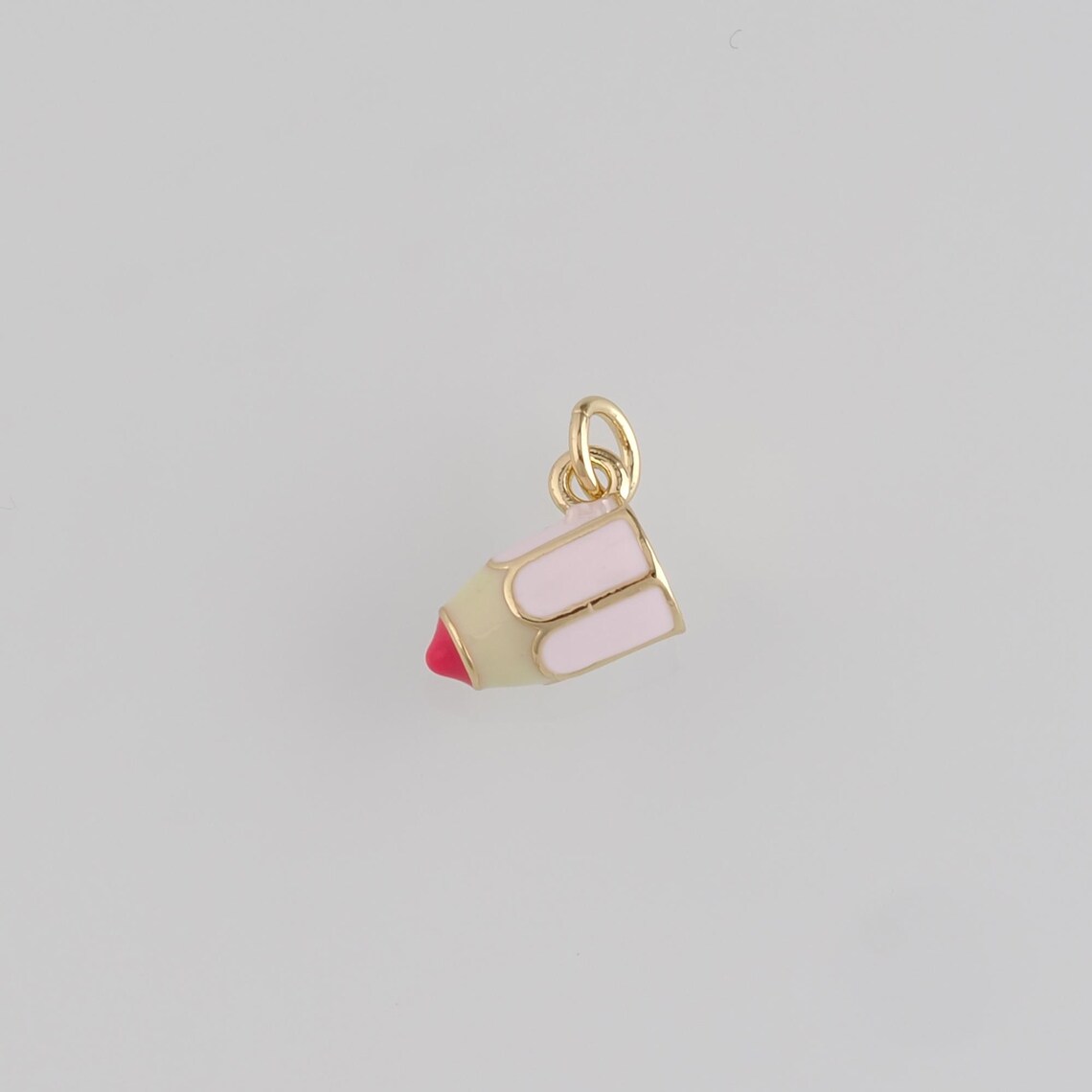 18K Gold Filled Pen Pendant,enamel Pen Charm Earrings Necklace for DIY ...
