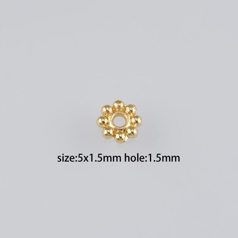 Flat Spacer Bead Flower - Etsy