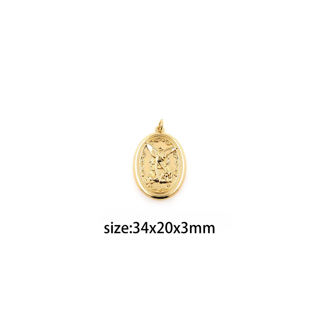18K Gold Filled Elf Pendant,dainty Fairy Charm Earrings Necklace for ...