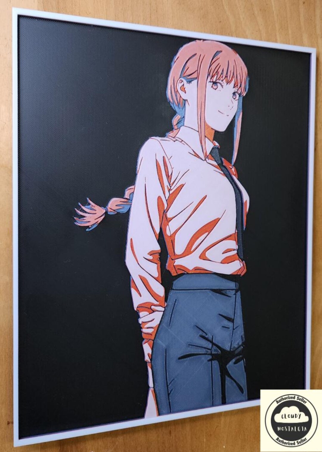 Makima Wall Art - Chainsaw Man Wall Decor - Anime Wall Print - Etsy