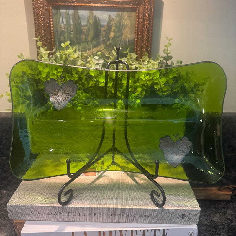 Georges Briard Glass Tray - Etsy