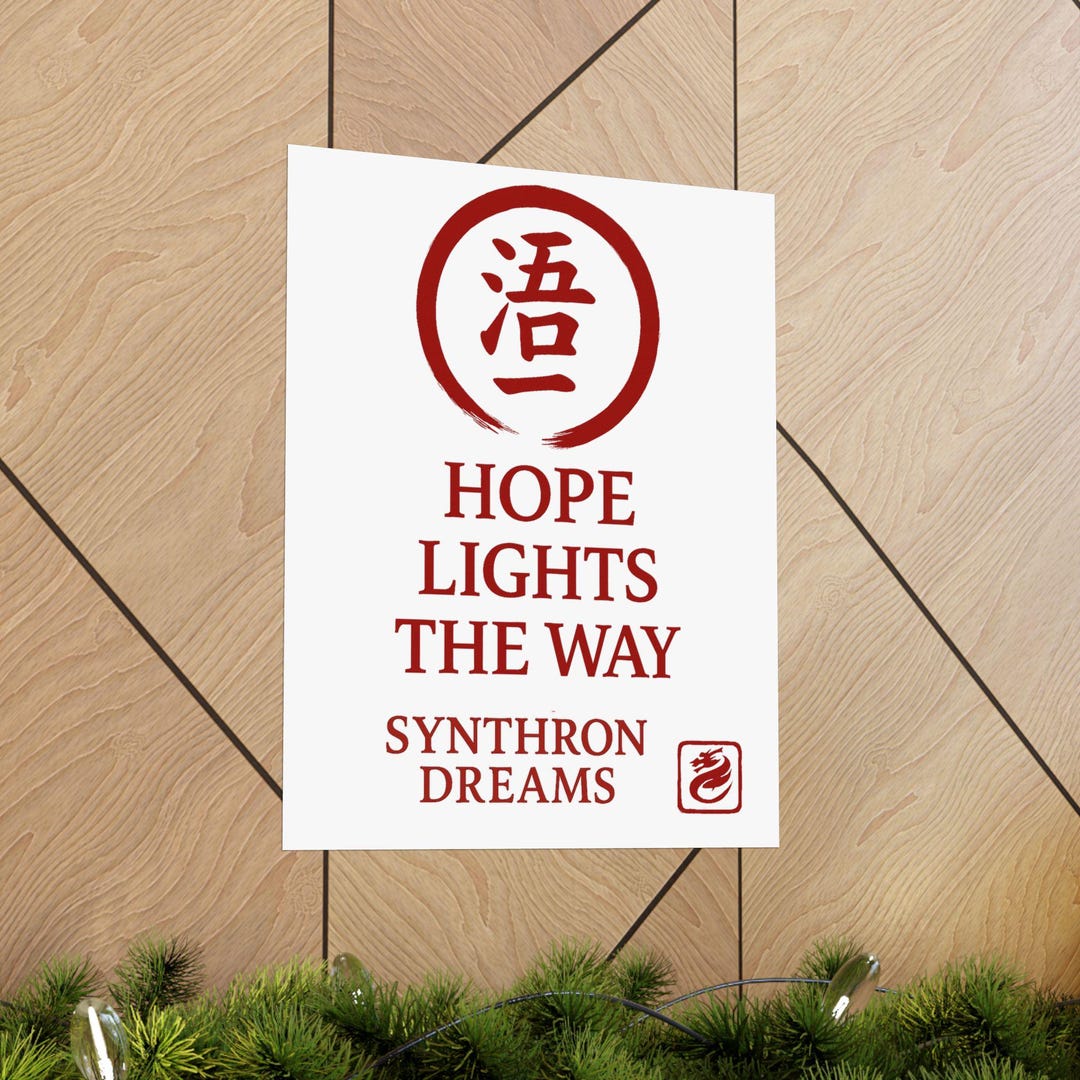Hope Kanji Enso Circle Zen Art Print: Japanese Calligraphy - Etsy
