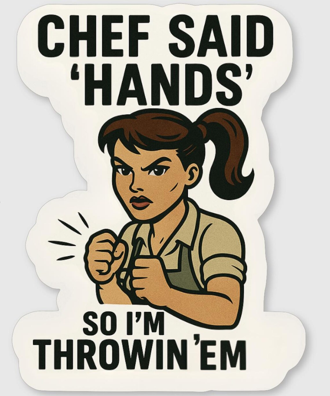 Service Industry Sticker Pack, Funny Restaurant Stickers, Food Service ...