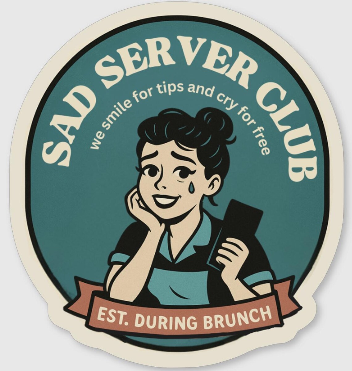 Service Industry Sticker Pack, Funny Restaurant Stickers, Food Service ...