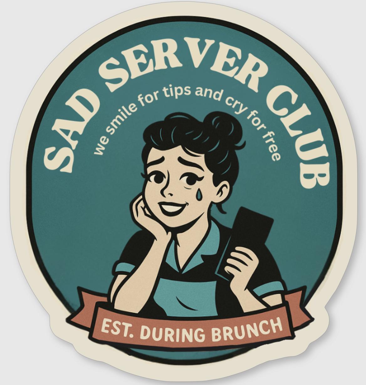 Service Industry Sticker Pack, Funny Restaurant Stickers, Food Service ...