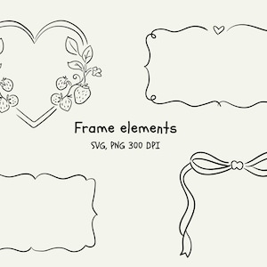 Summer Doodle Clipart Bundle – 150+ Hand Drawn Picnic, Food, Nature ...