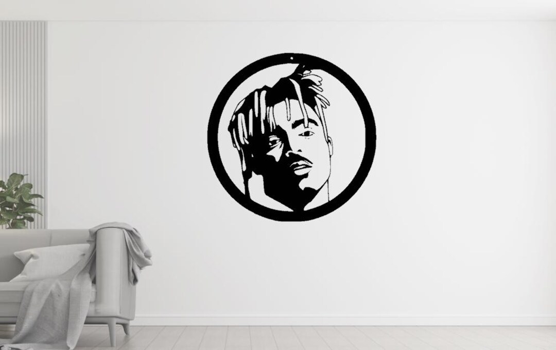 Juice WRLD Silhouette DXF File – Rap Legend Wall Art for Laser Cut, CNC ...
