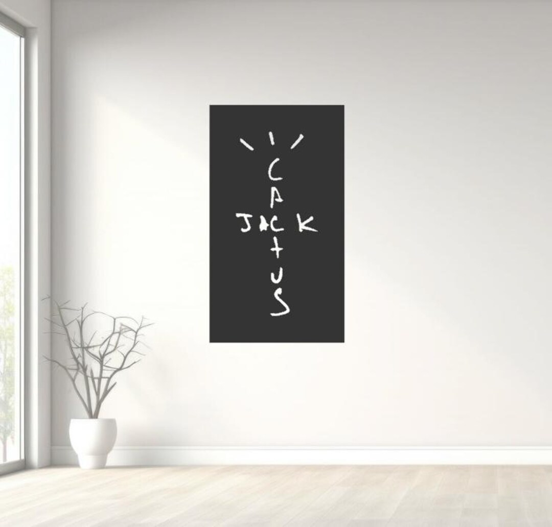 Cactus Jack SVG DXF Wall Art Cut Files | Cricut, Silhouette & Laser ...