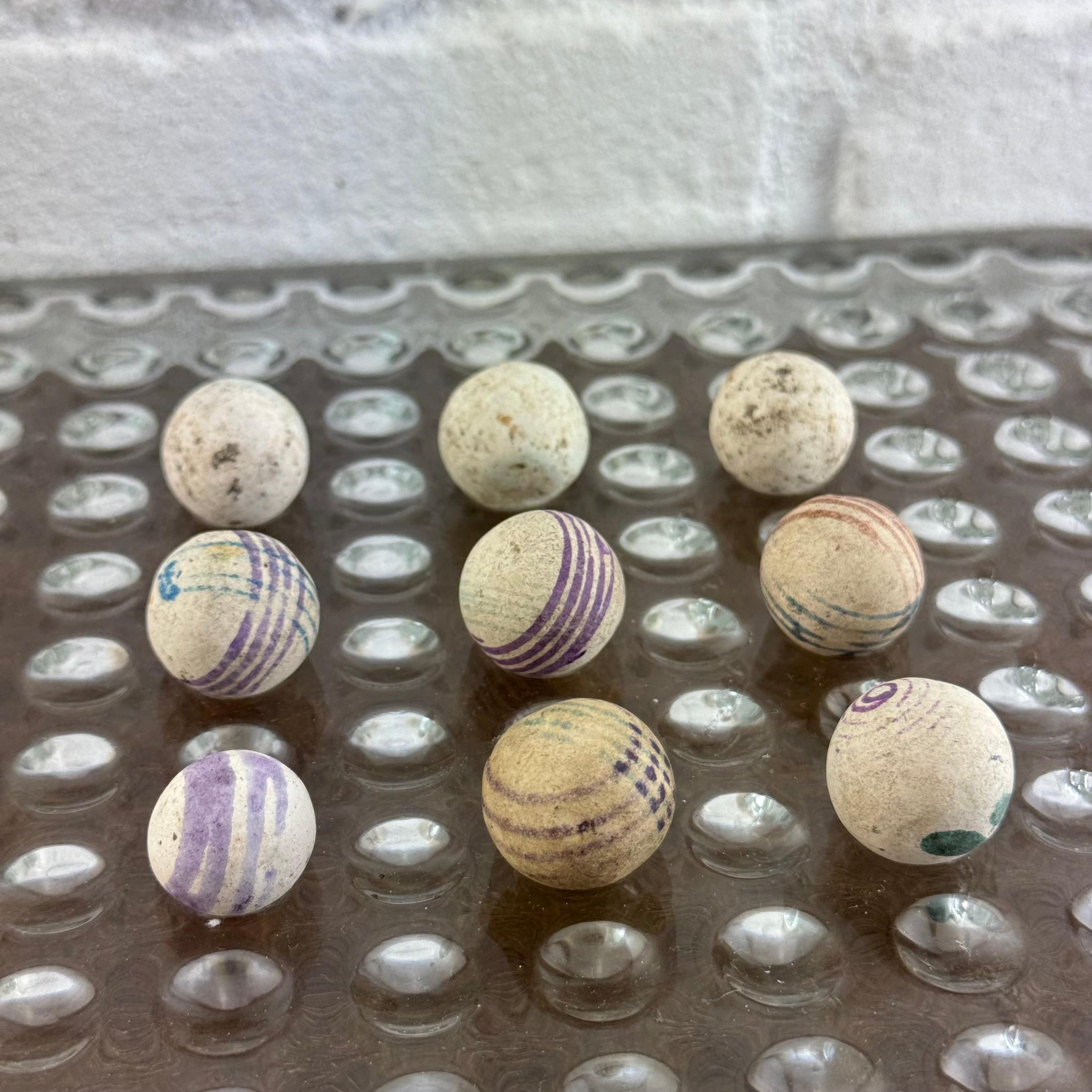 Antique Set of Rare China Marbles - Etsy