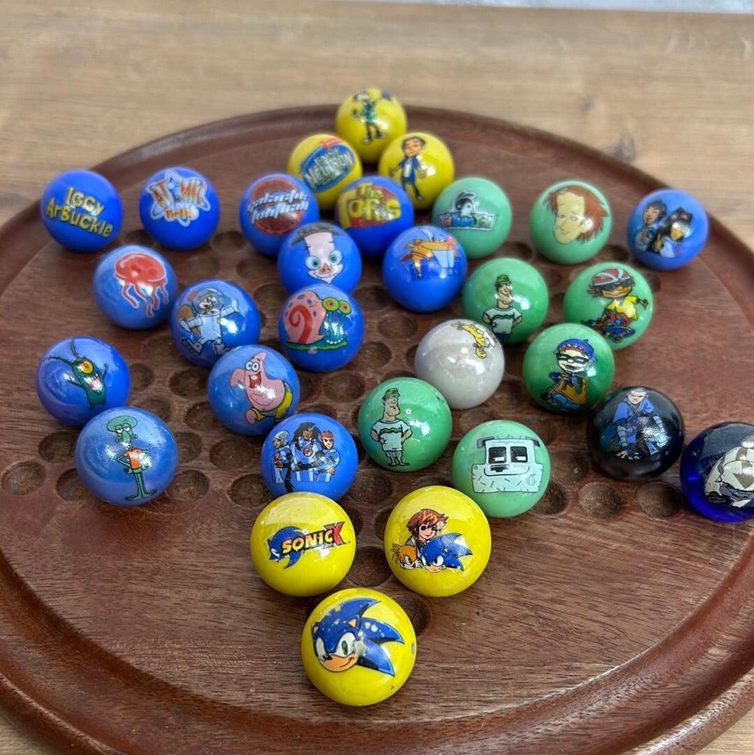 Mixed Set of 30 Comic Series Vintage Marbles - 1 Inch - Etsy