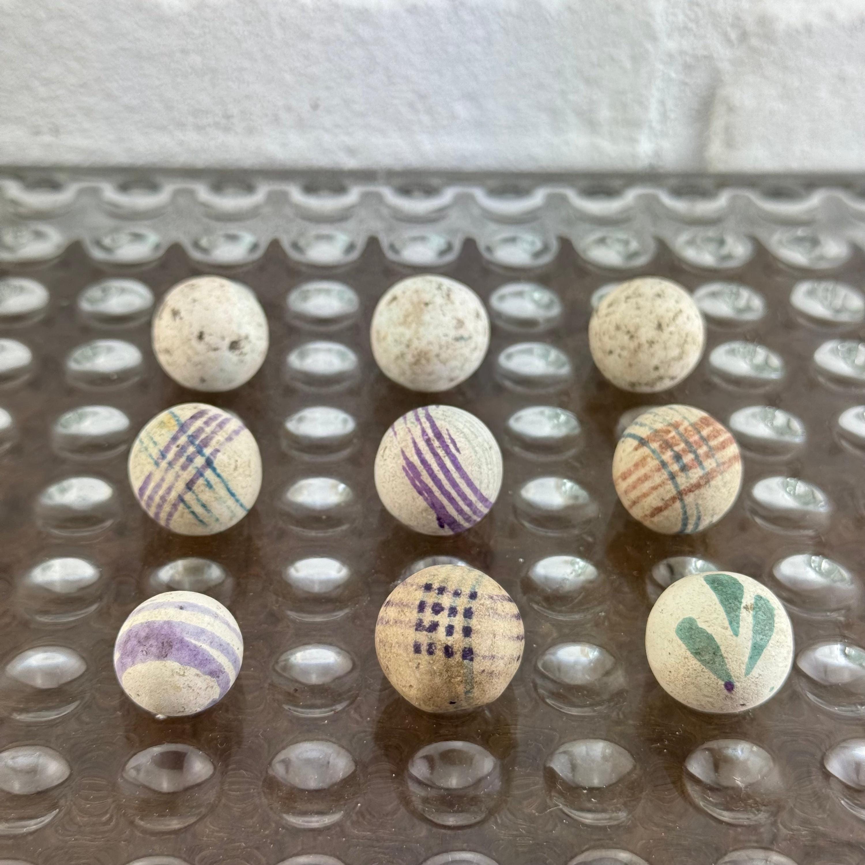 Antique Set of Rare China Marbles - Etsy