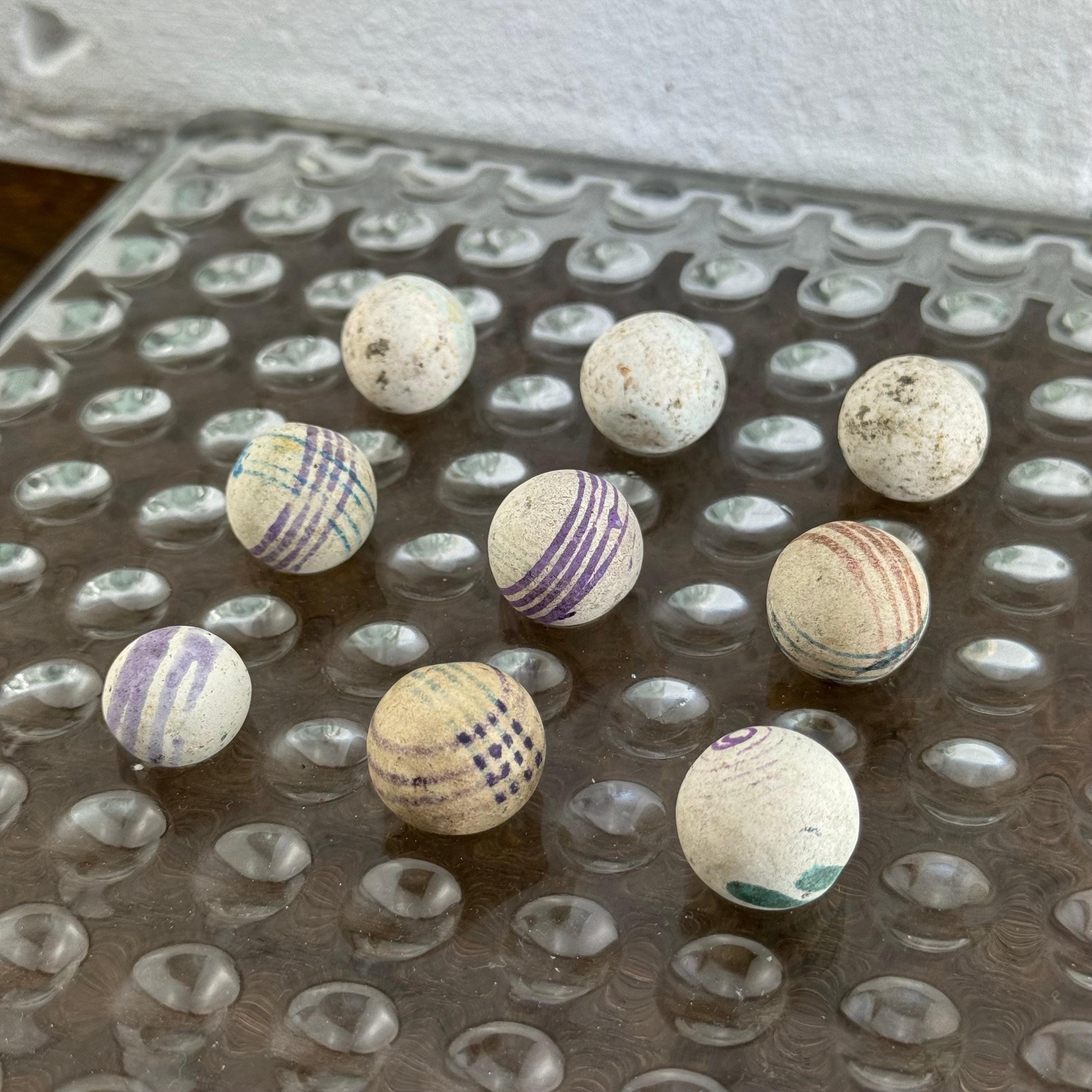 Antique Set of Rare China Marbles - Etsy