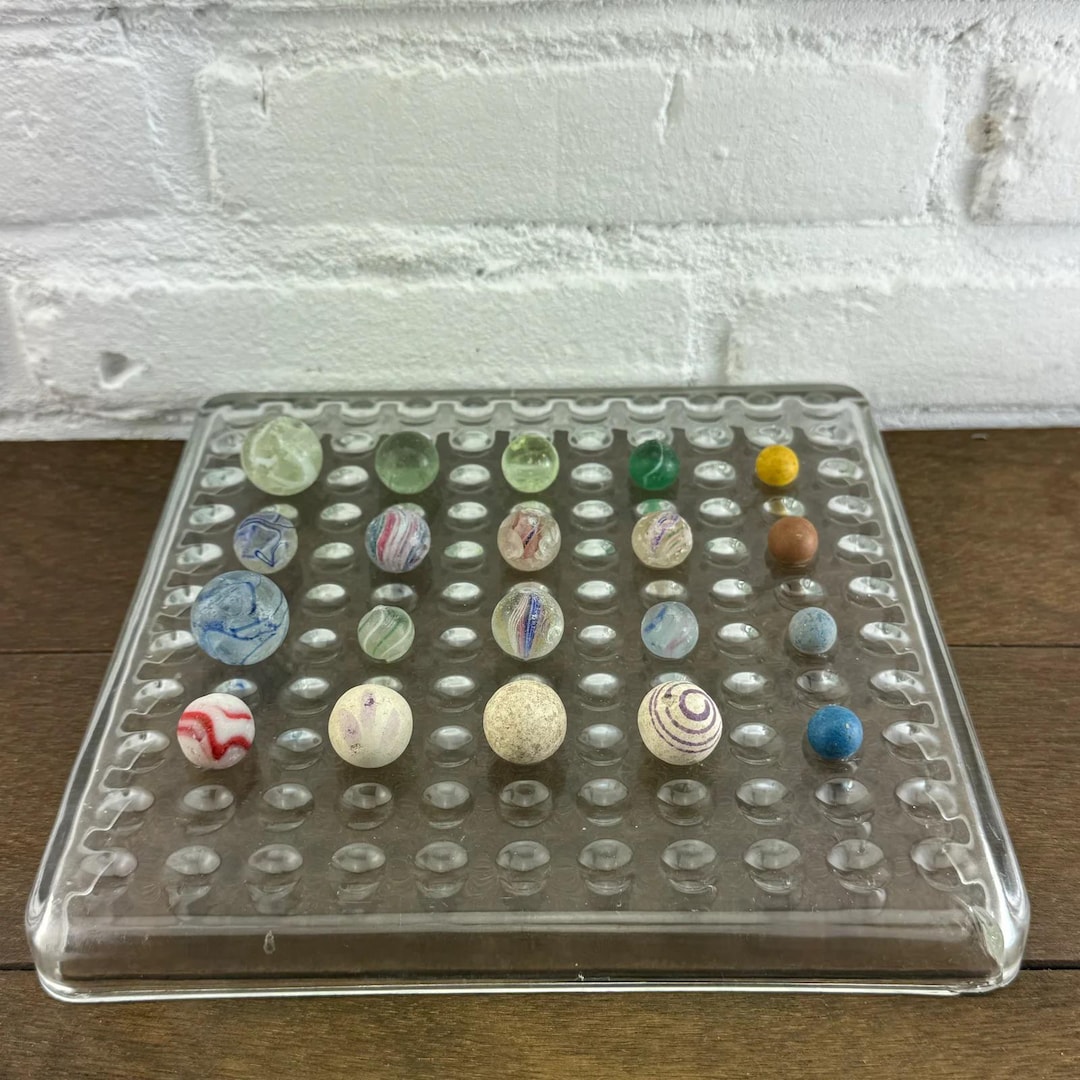 Antique Marbles Set of 20 Rare Marbles - Latticino Marbles - China ...