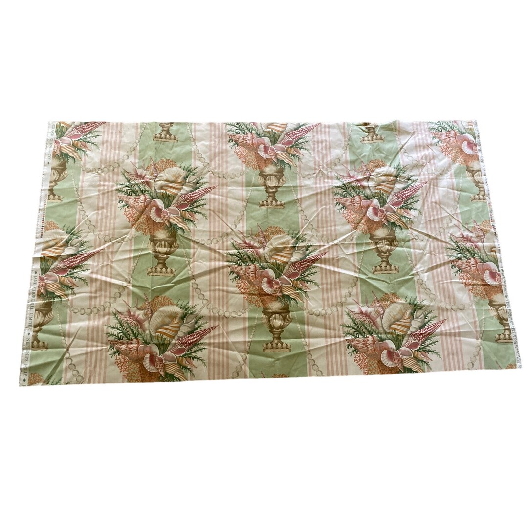 Jane Churchill "neptune's Folly" Fabric Vintage Swatch Light Weight 32 ...