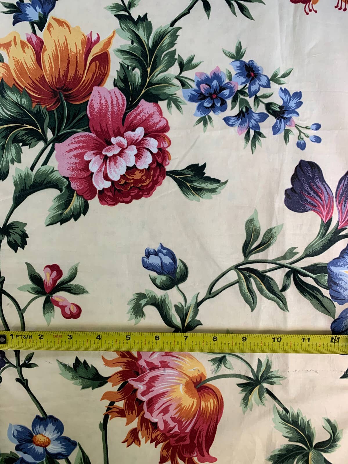 Upholstery Fabric by Monique Light Weight Multiroses and - Etsy