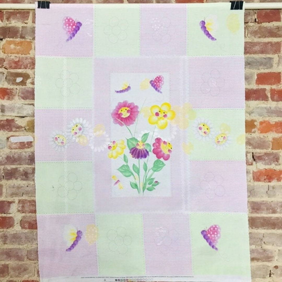 Daisy Kingdom Flower Party Quilt Fabric by Donna Dewberry - Etsy