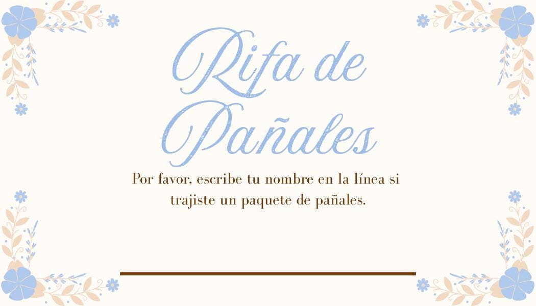 Spanish Cielito Lindo Niño Baby Shower Invitation Bundle, English ...