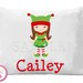 Christmas Elf Pillowcase , Children's Personalized Pillow Case Boy or ...