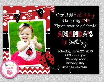 Ladybug 1st Birthday - Etsy