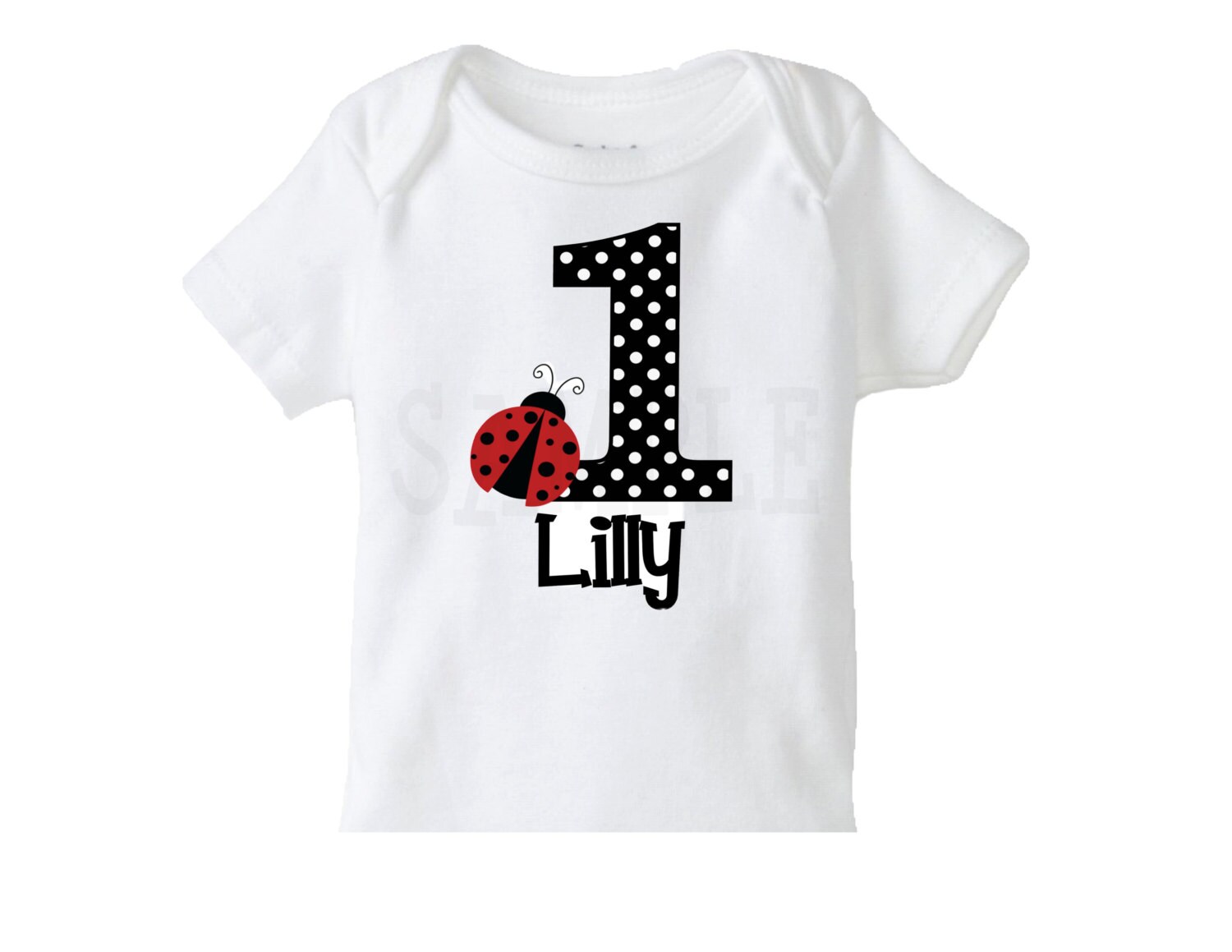 Ladybug Birthday Invitation Ladybug 1st Birthday Invitation - Etsy