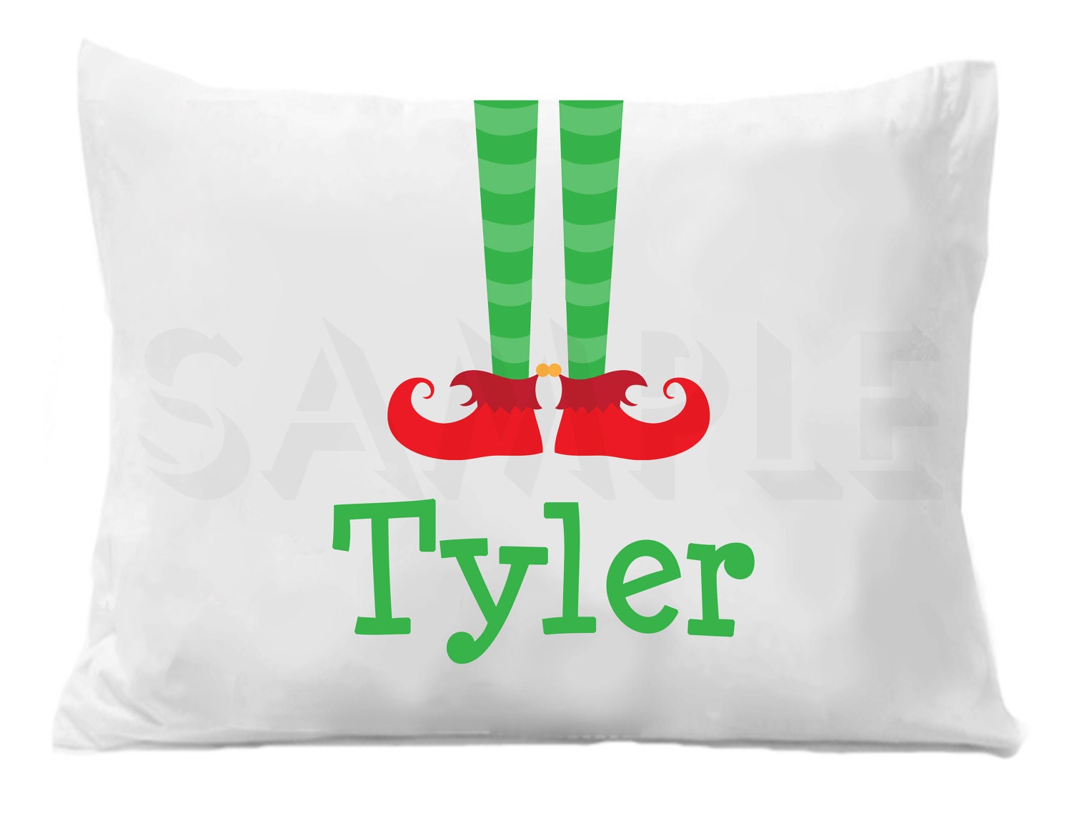 Elf Personalized Pillow Case - Etsy