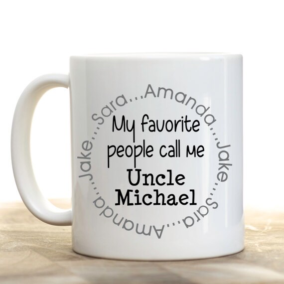 Personalized Uncle Mug Gift for Uncle Favorite Uncle Gift | Etsy
