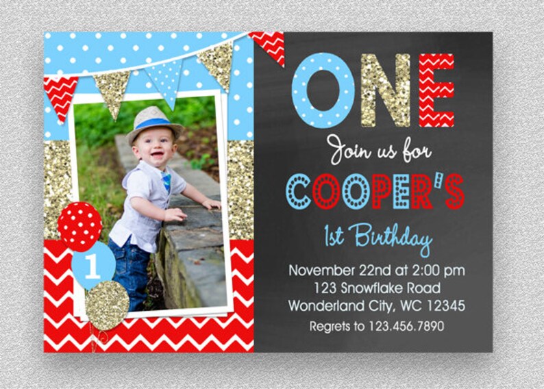 Boys Birthday Invitation Boys Birthday Party Invitation Boys - Etsy