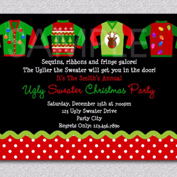 Ugly Sweater Contest - Etsy