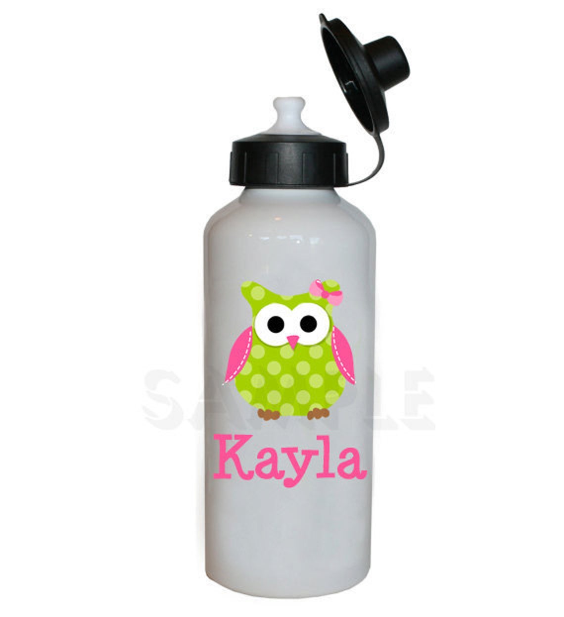 Owl Water Bottle Owl Personalized Water Bottle | Etsy