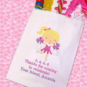 Gymnastics Party Favor Bag , Gymnastics Candy Bags, Goody Bags, Party ...