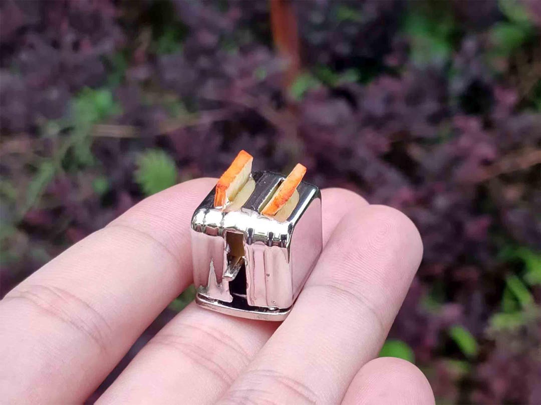 Cute Handmade Toaster Refrigerator Magnet Accessory, Mini Tiny Toaster ...