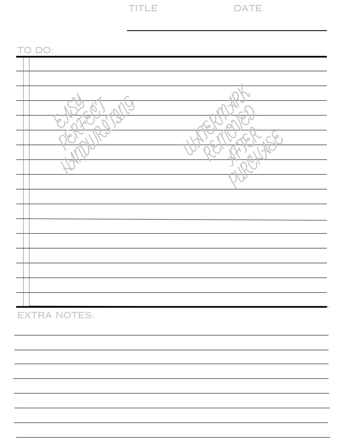 31-day to Do List Printable PDF & PNG | Daily Task Planner, Digital ...
