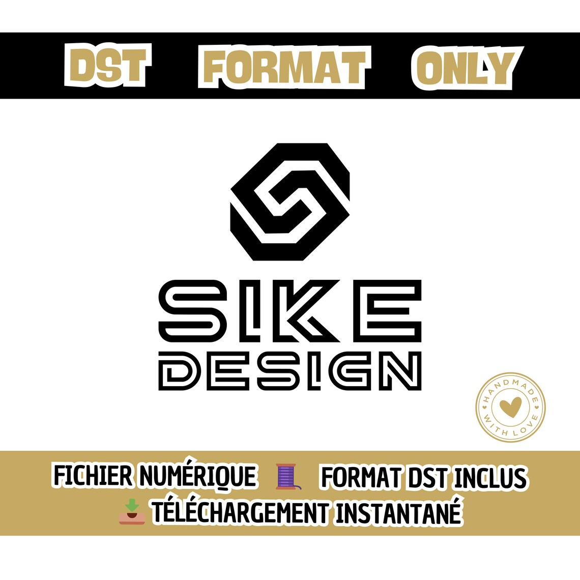 DST File – Custom Embroidered Patch | Digital Machine Embroidery Design ...